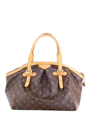 LOUIS VUITTON Monogram Canvas Tivoli Gm Satchel - Brown