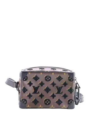 LOUIS VUITTON Soft Trunk Bag Monogram Tuffetage Canvas Mini Crossbody Bag - Black