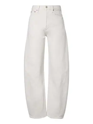 AGOLDE Agolde Luna Barrel-Leg Jeans In Chal White White
