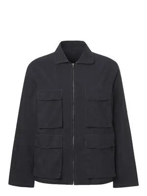 LEMAIRE Cotton Canvas Field Jacket - Black