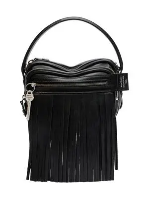 Acne Studios Camero Kit Medium Leather Shoulder Bag - Midnight