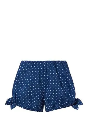 Posse Rosie Polka-dot Shorts Blue
