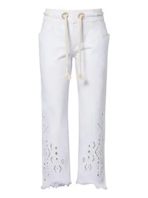 Isabel Marant Étoile Alison Straight Jeans - White