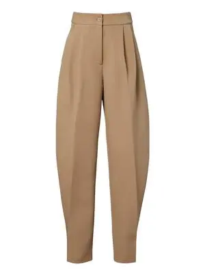 THE FRANKIE SHOP Doyer Wide-leg Trousers - Beige
