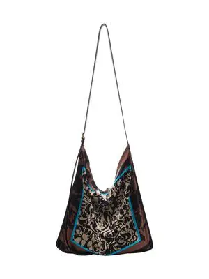 Dries Van Noten Large Scarf Shoulder Bag - Multi