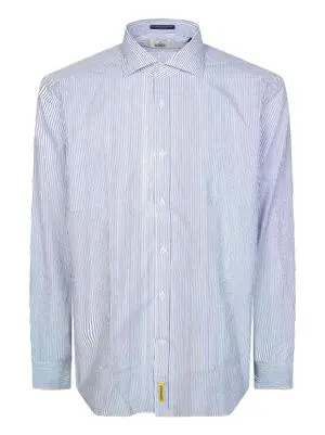 B.D.BAGGIES Striped Cotton Shirt - Blue