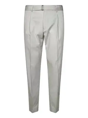 BE ABLE Belted Pleated Trousers - Grey