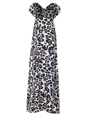 Essentiel Antwerp Jaycee A-line Halterneck Maxi Dress - Multicolour