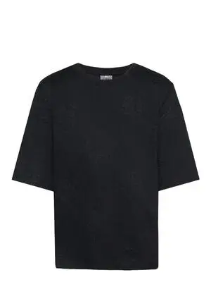 Guess Short-sleeve Patterned T-shirt - Black