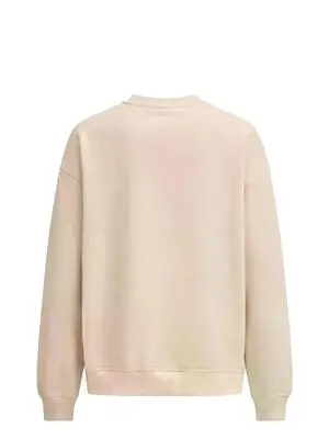 TWINSET Logo Detail Crewneck Sweatshirt - Neutrals