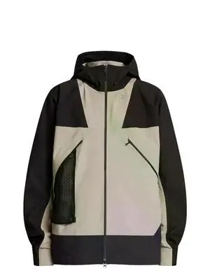 GOLDWIN Colour-block Panelled Jacket - Neutrals