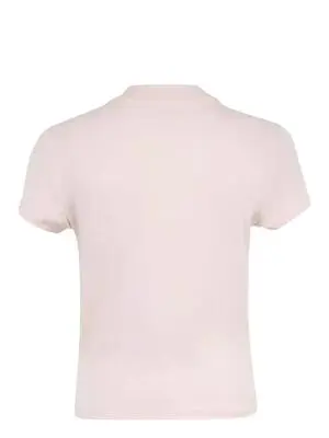 Guess Short Sleeve T-shirt With Rhinestone Embellishment - Pink