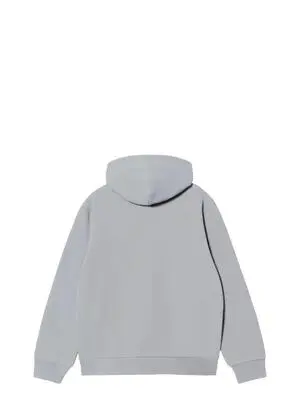 Carhartt Work In Progress Logo-embroidered Hoodie - Grey