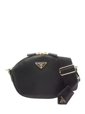 Prada City Calf Crossbody Bag - Black