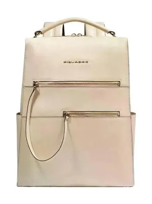 PIQUADRO Patricia Leather 14 Backpack Backpack - Neutrals