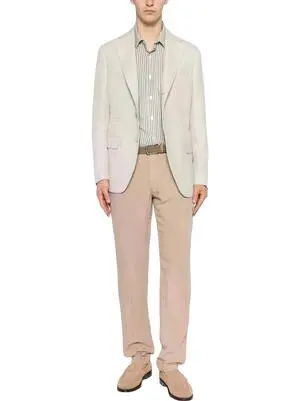 BERWICH Nut Brown Front Pocket Trousers - Neutrals