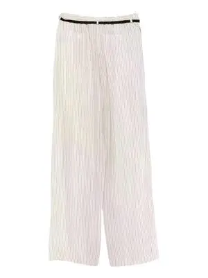 Barena Venezia Striped Drawstring Trousers - Neutrals