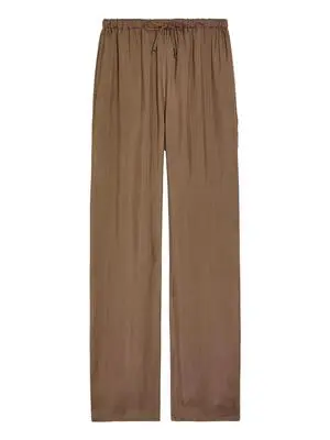 RÓHE Rohe Houndstooth Straight-Leg Trousers Brown