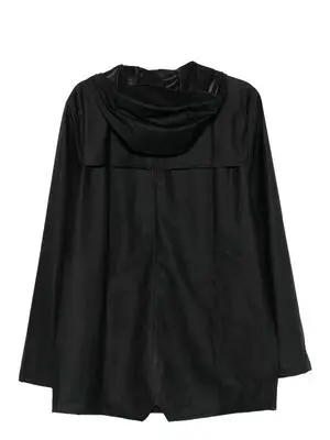 Rains Hooded Waterproof Jacket - Black