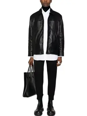 Neil Barrett Mid-rise Tapered Trousers - Black
