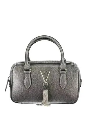 MARIO VALENTINO VLock Tasselled Tote Bag Silver