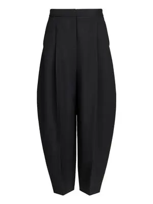 Alaïa Alaïa Stretch-Wool Balloon Trousers Black