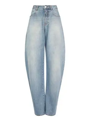 Alaïa Alaïa Japanese Denim Balloon Jeans Blue