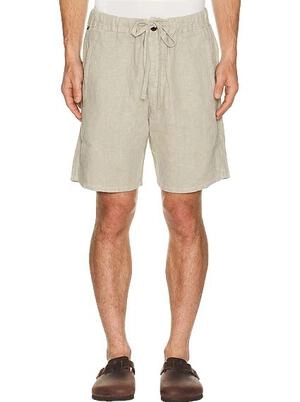 Citizens Of Humanity Linen Drawstring Shorts - Wheat