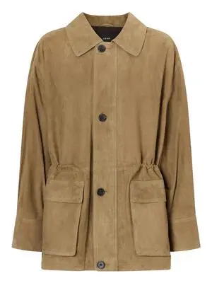 ARMA Maeve Suede Jacket - Neutrals