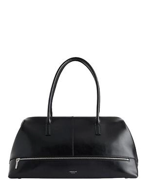VERAFIED Club Leather Shoulder Bag - Noir