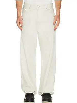 VOWELS Baggy Fit Denim Pants - Ivory