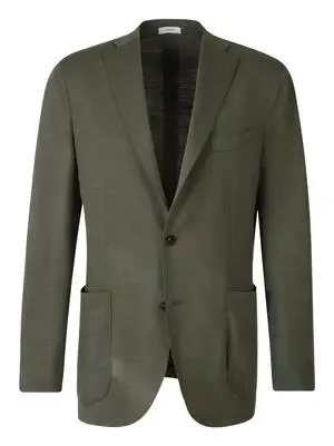 Boglioli Wool Single-breasted Blazer - Green