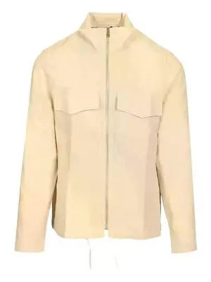 Paul Smith Drawstring-hem Zip-up Jacket - Neutrals