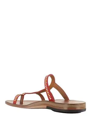 Calleen Cordero Cruz N Sandal Stud-embellished Sandals - Red