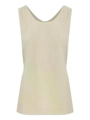 HANRO Hanro Sleeveless Rear-Tie Blouse