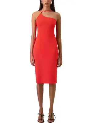 COPERNI C-Logo One-Shoulder Dress