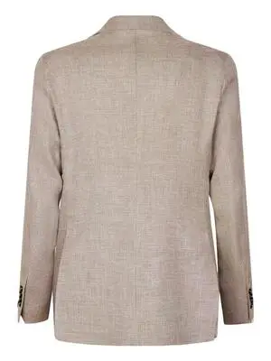 Tagliatore Textured-finish Blazer Neutrals