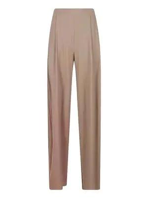 AMAZUIN Kris Pleated Wide-leg Trousers - Neutrals