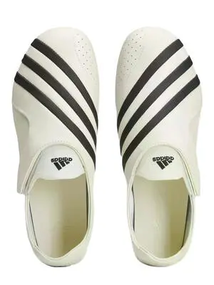 Adidas X Pharrell Virginia Vario Flat Earther Touch-strap Leather Sneakers - Neutrals
