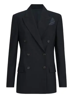 Brunello Cucinelli Double-breasted Blazer - Black