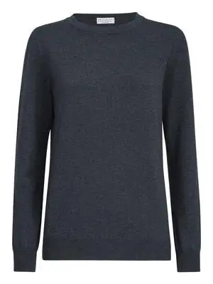 BRUNELLO CUCINELLI Brunello Cucinelli Cashmere Sweater With Monili Trim