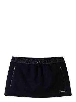 MIU MIU Miu Miu Cotton Jersey Mini Skirt