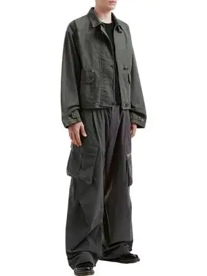 FIVE CM Relaxed Fit Cargo Trousers - Grey