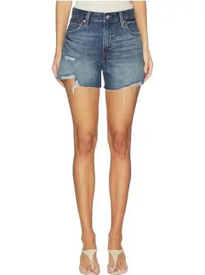 LEVI'S Ribcage Short Zip Denim Shorts - Blue