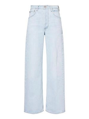 Citizens Of Humanity Ayla Baggy Wide-leg High-rise Jeans - Lighthouse (lt Indigo)