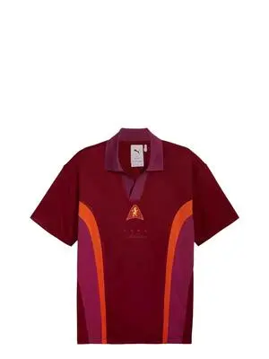 PUMA Players Lane Contrasting Panels Jersey - Red