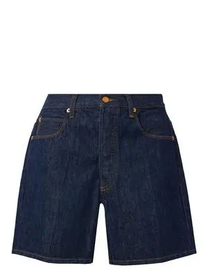 JAMIE HALLER The Tailor Denim Shorts - Blue