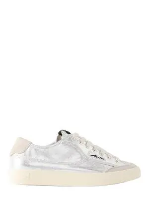 AUTRY Windscape Low Metallic Canvas Sneakers - Silver