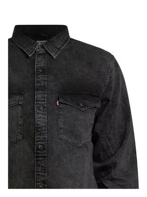 LEVI'S Button-up Denim Shirt - Black