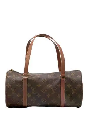 LOUIS VUITTON Monogram Papillon 30 Handbag - Brown
